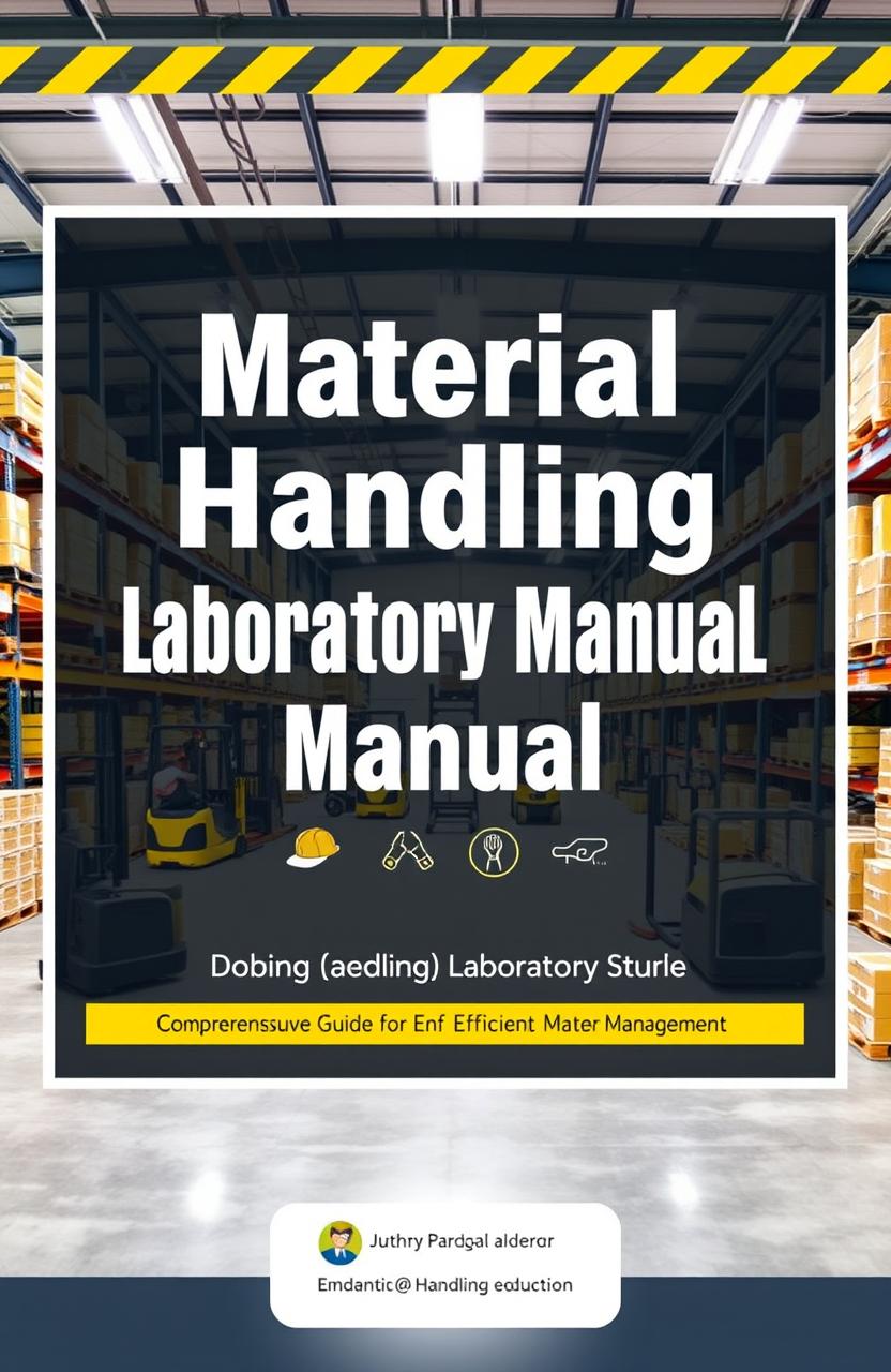 Professional Cover Design for Material Handling Laboratory Manual