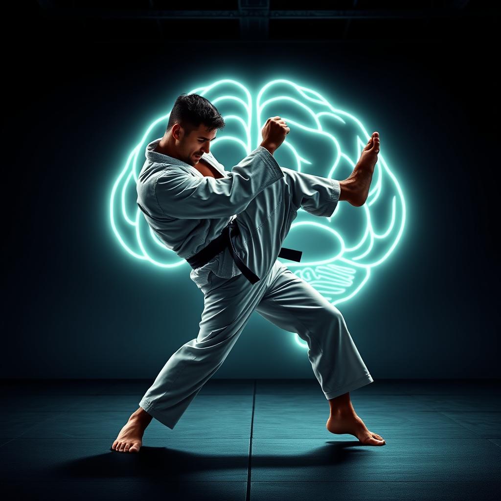 Dynamic Ju-Jitsu Mastery: Flawless Throw in Action