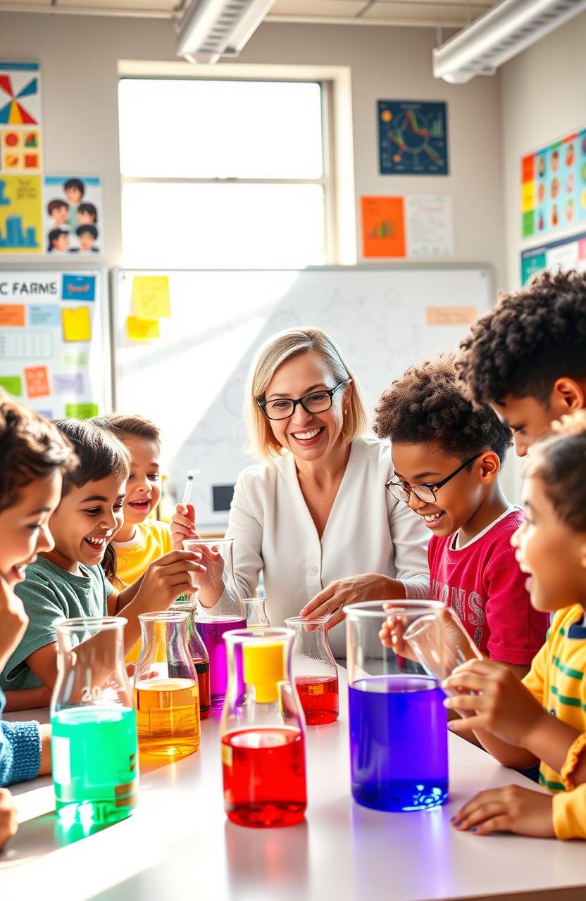 Engage & Explore: A Vibrant Classroom Science Experiment