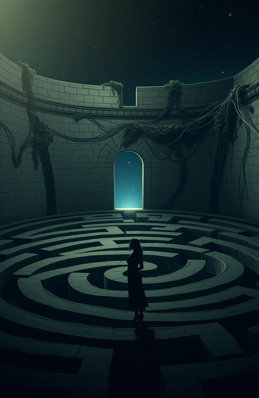 Mystical Labyrinth: A Journey to Serenity