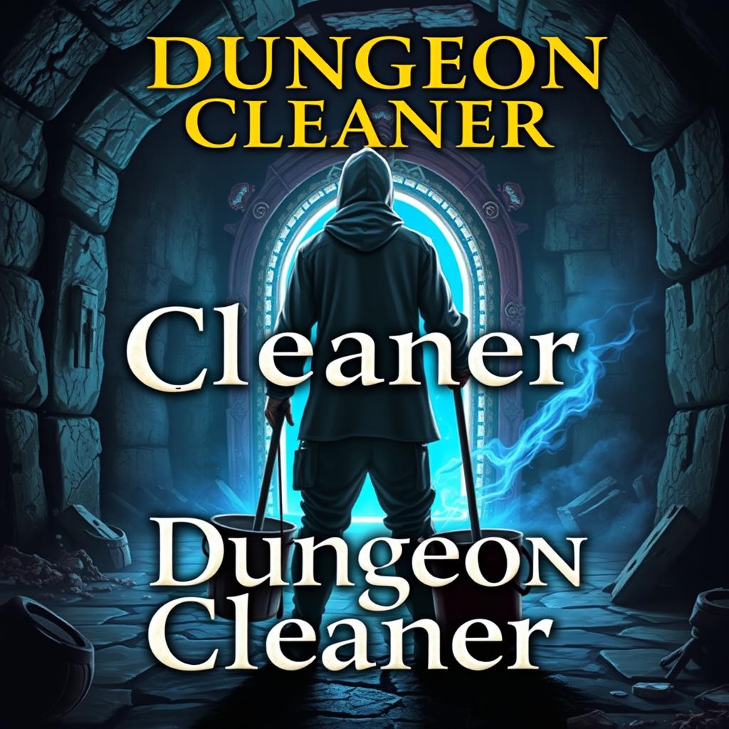 Dungeon Cleaner Book Cover - A Mystical Adventure Awaits