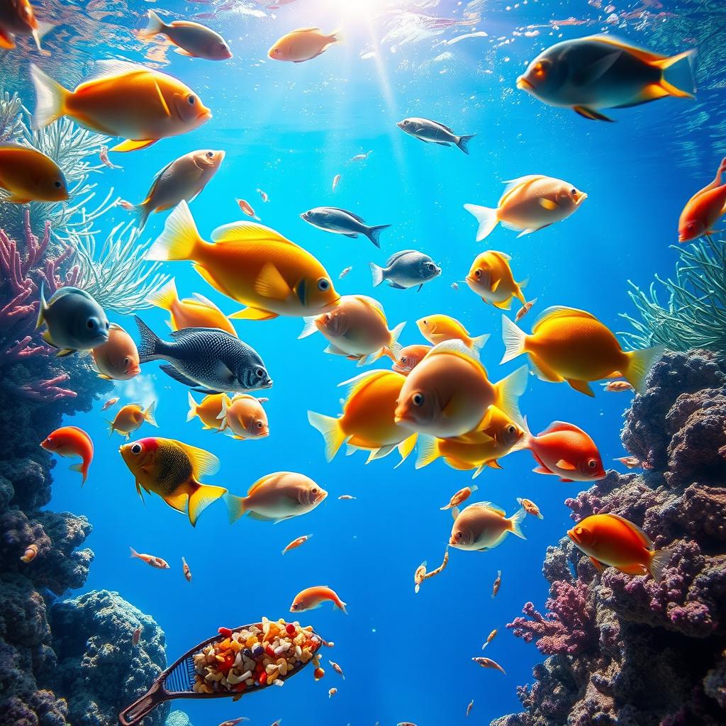 Dive into Color: Vibrant Underwater Scene