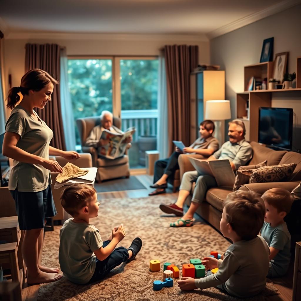 Home Sweet Home: Cozy Family Living Room