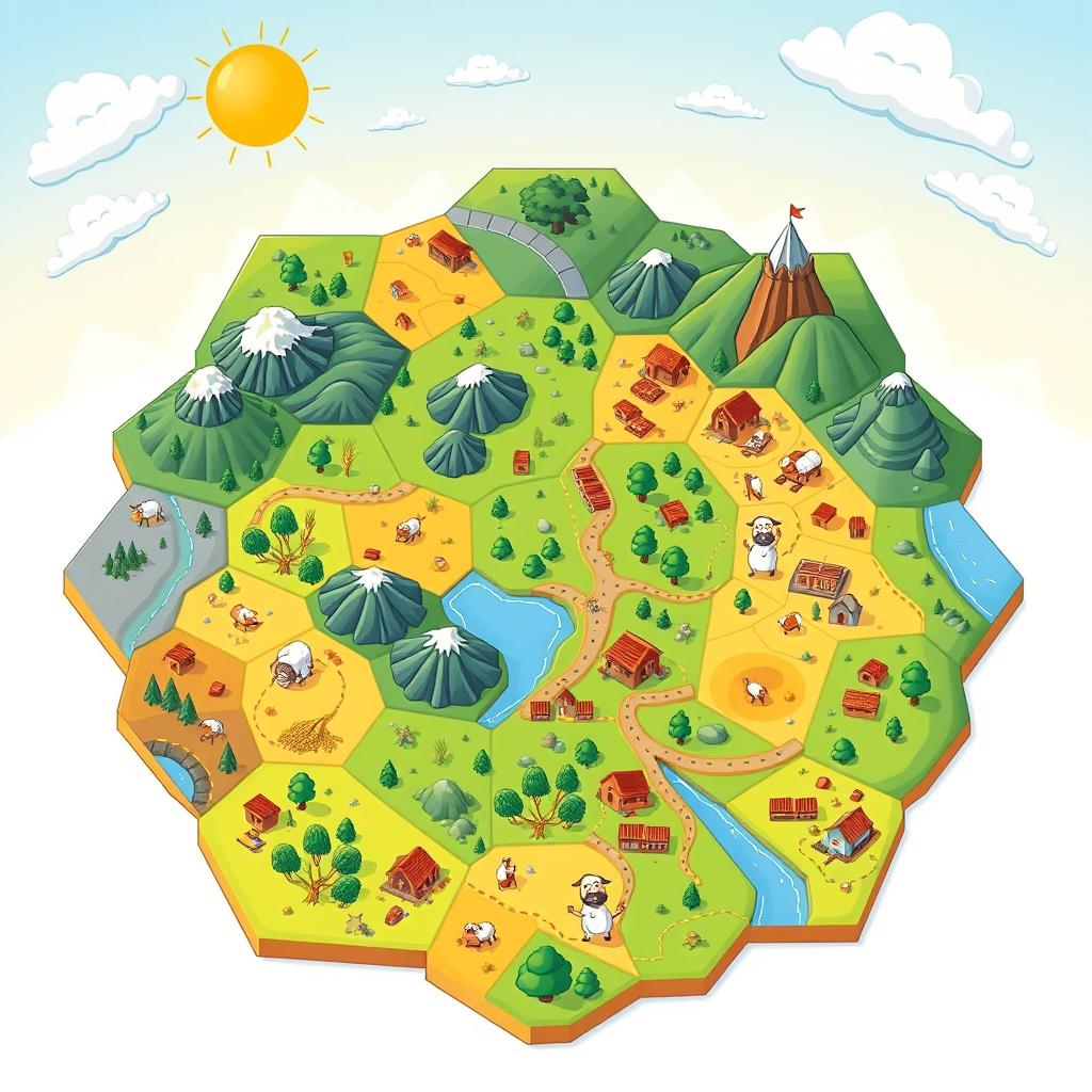 Explore the Colorful World of Catan!