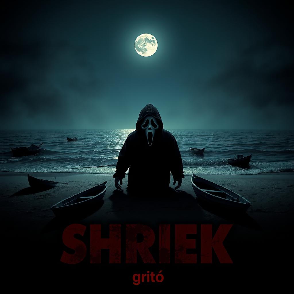 SHRIEK: A Chilling Movie Poster Inspired by Horror Classics