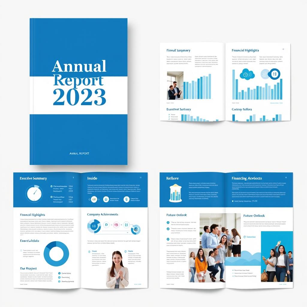 Stunning Modern Annual Report Layout
