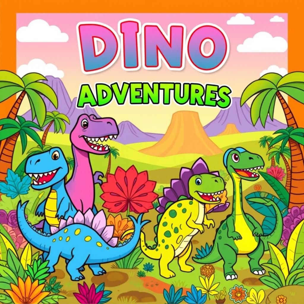 Roar into Adventure: A Vibrant Dinosaur Children's Book