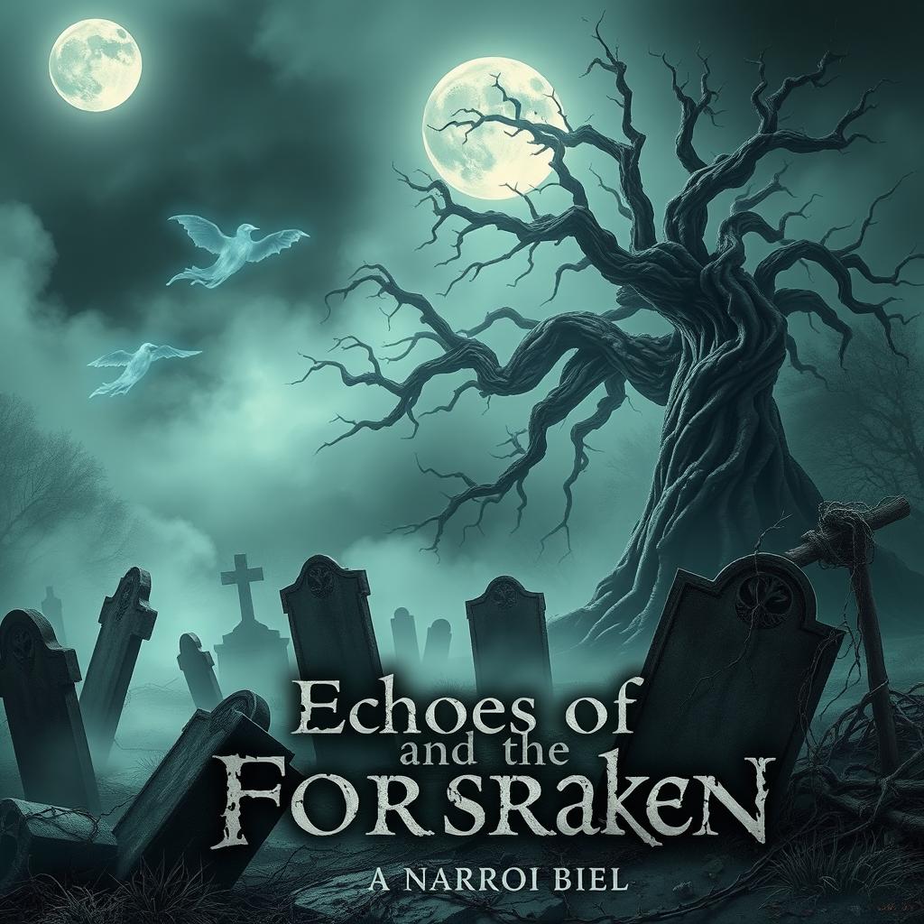 Unearth the Chills: Eerie Graveyard Book Cover