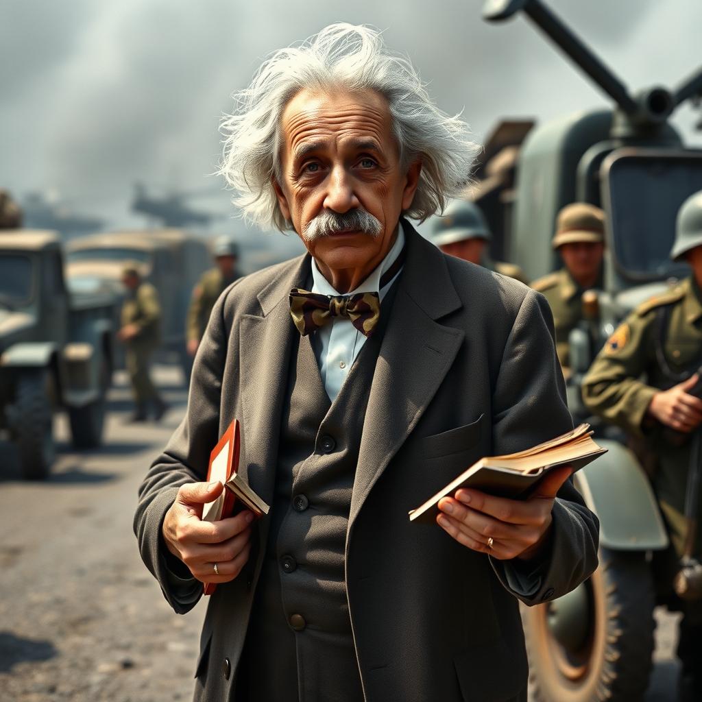 Albert Einstein: A Scholar's Stand in WWII