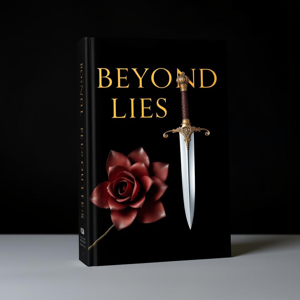 'Beyond Lies' Book Cover Design – Mystery Meets Elegance