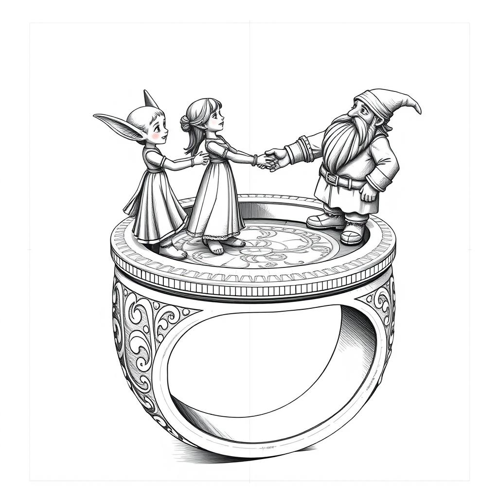 Innovative Hinged Lid Ring Blueprint