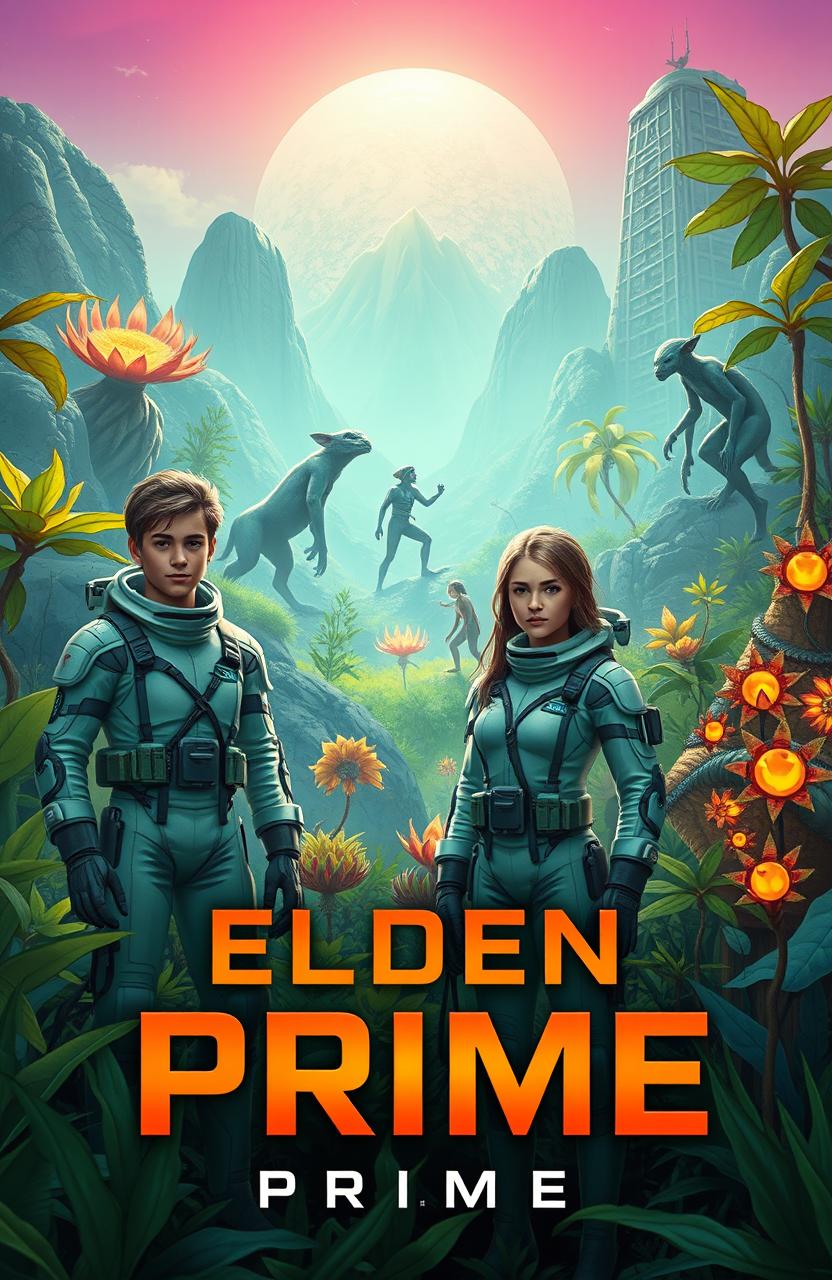 Elden Prime: A Captivating Novel Cover Design Featuring Young ...