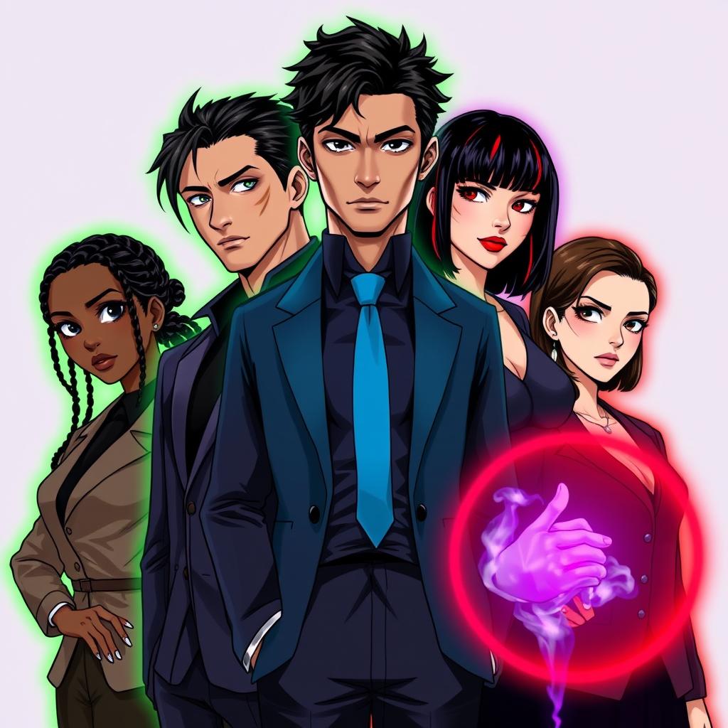 Triangle of Shadows: Manhwa Style Assassins