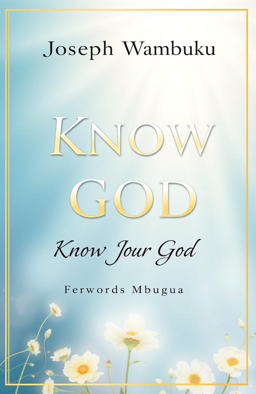 Enlightening Book Cover Design for 'Know Your God' by Joseph Wambugu