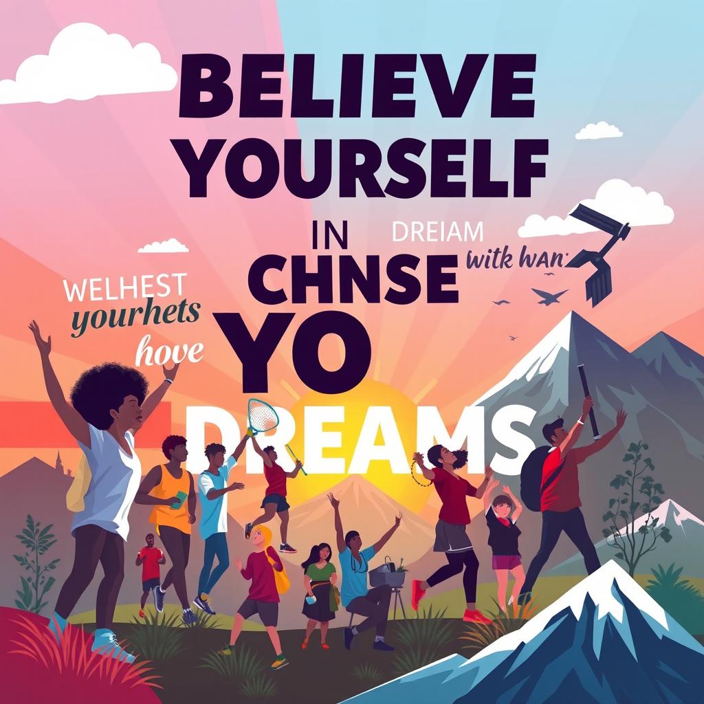 Empower Your Journey: Youth Motivation Poster