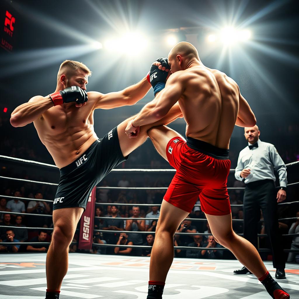 Electrifying UFC Fight Club Scene