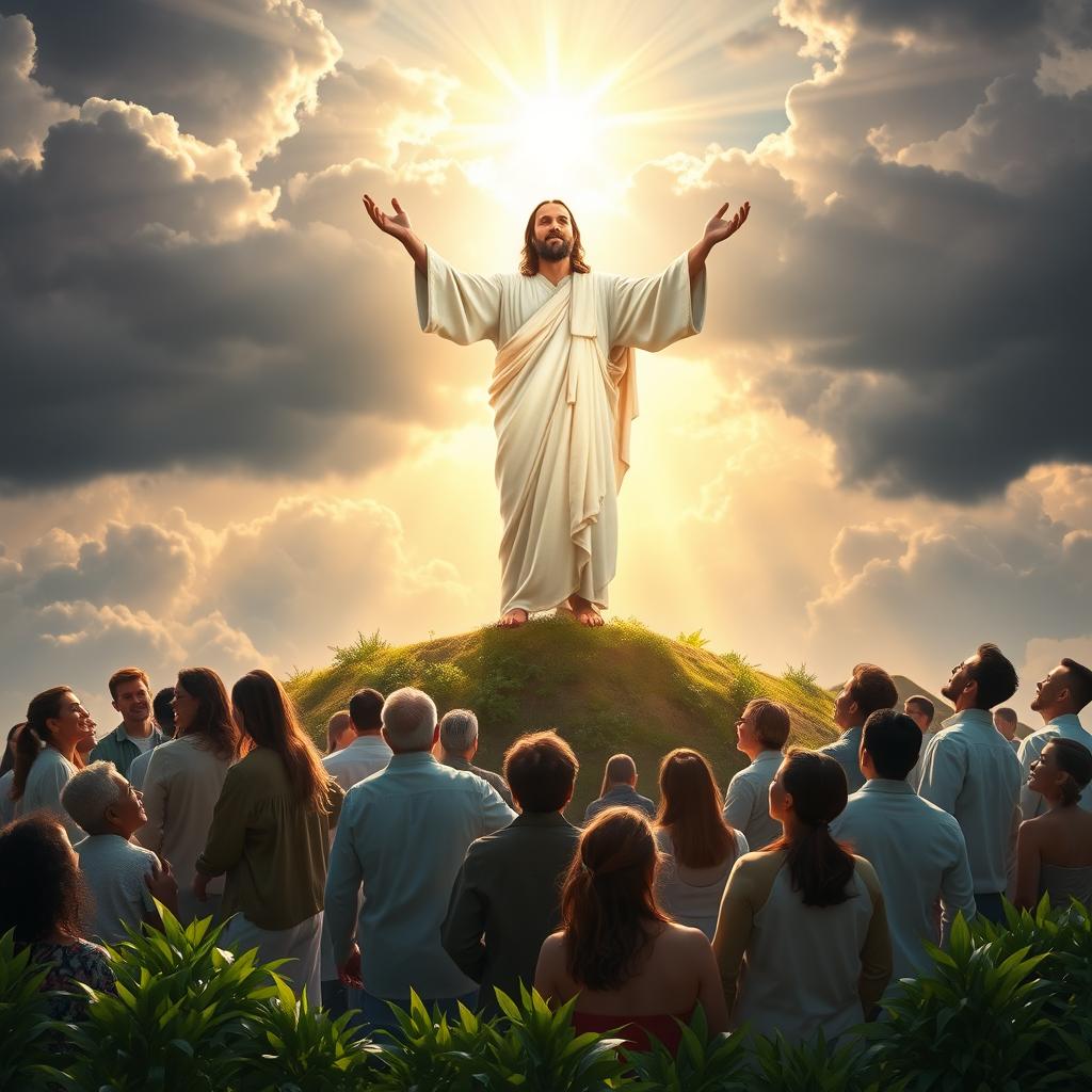 Triumph of Hope: Artistic Depictions of Jesus' Resurrection and Unity