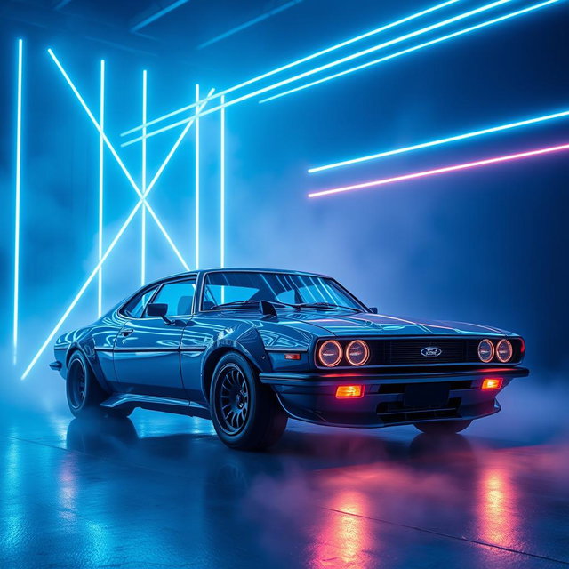 Stunning Ford Capri MK3 in Metallic Blue