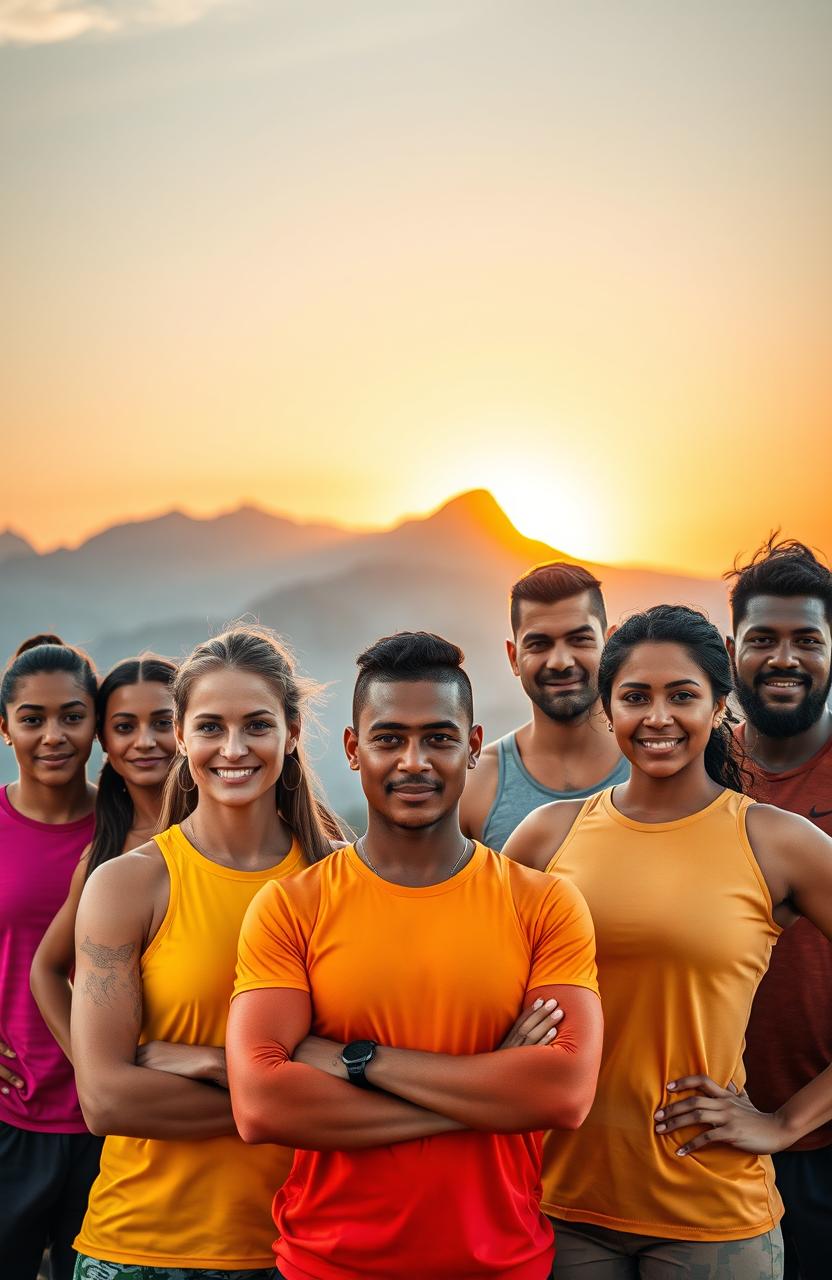 Unleash Your Inner Strength: A Dynamic Motivational Scene