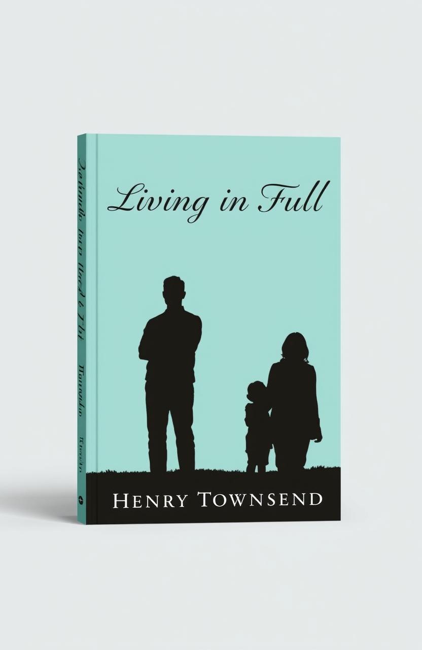 Living in Full by Henry Townsend - Minimalist Book Cover Design