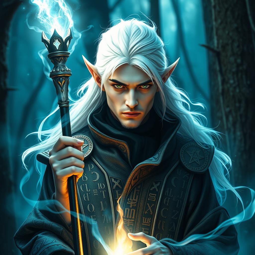 Enchanting Elf Mage: A Journey into Fantasy