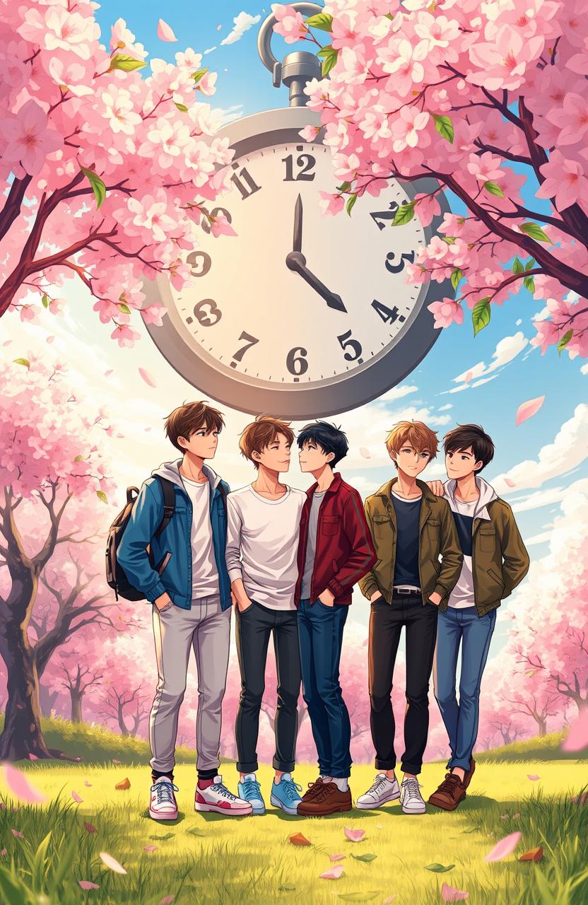 Vibrant Love: Teenage Boys in a Time Loop