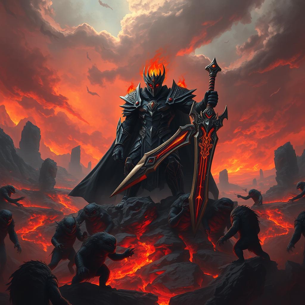 Unleash the Inferno | Sci-Fi Hell King Character