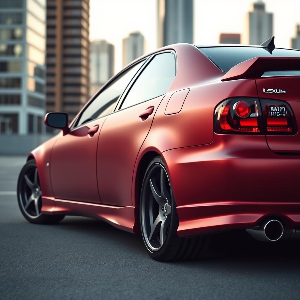 Stunning 2001 Lexus IS300 in Matte Red - Urban Showcase