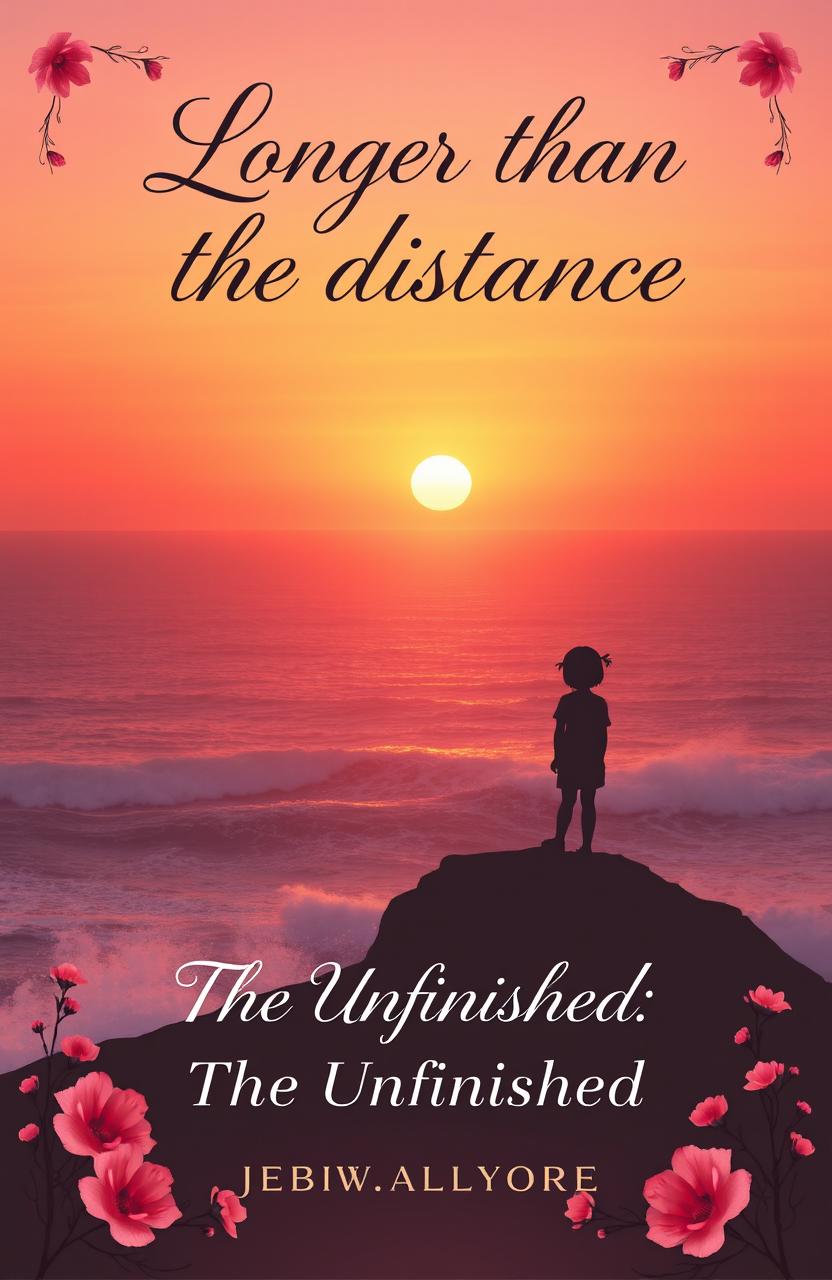 Emotional Book Cover Design for 'Longer than the Distance: The Unfinished'