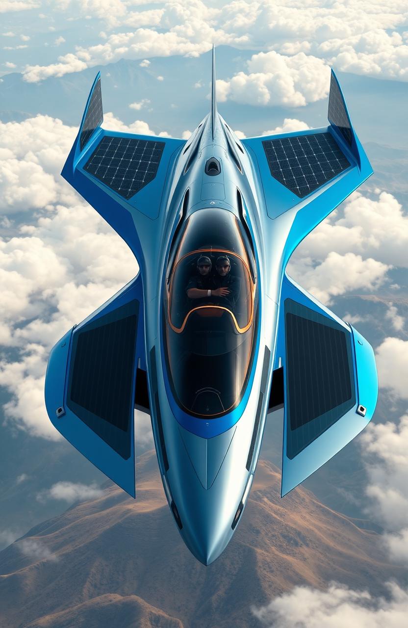 Futuristic Aircraft Design Concept: Innovation and Aerodynamics