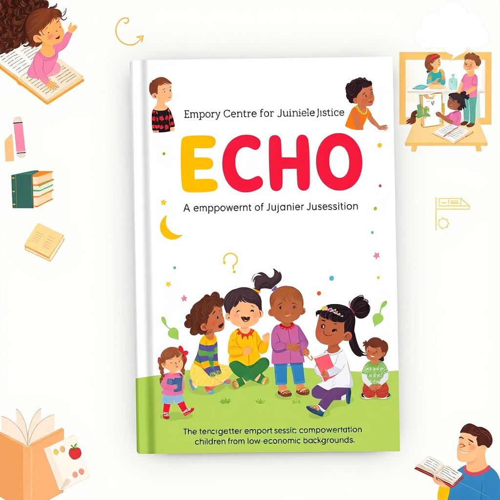 Empowering Youth: Book Cover Design for 'ECHO Centre for Juvenile Justice'