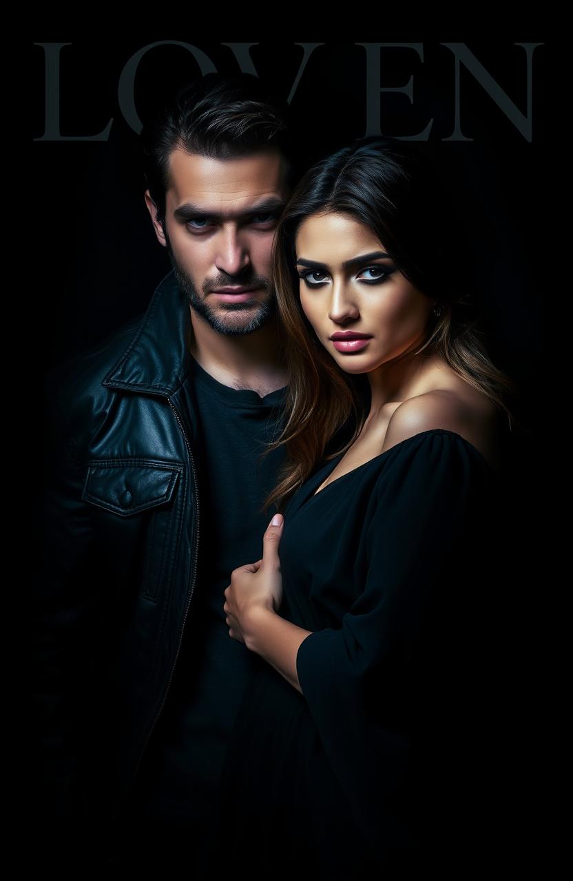 Mysterious Elegance: Captivating Cover Design with Intriguing Characters