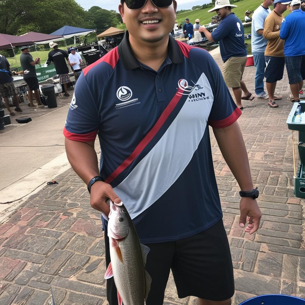 Celebrating a Successful Fishing Adventure: A Joyful Moment in Nature