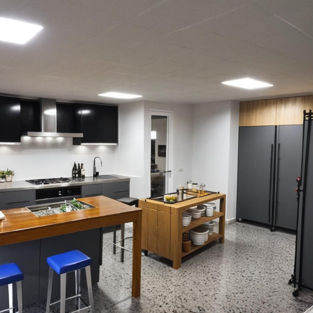 Stylish Modern Garage Kitchen Design Ideas