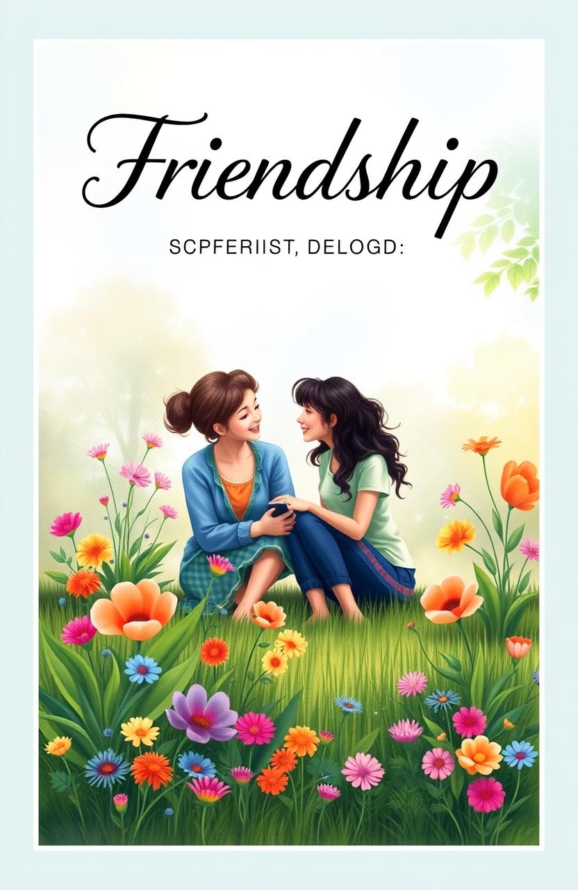 Heartfelt Poetry Anthology Cover - Celebrating Friendship