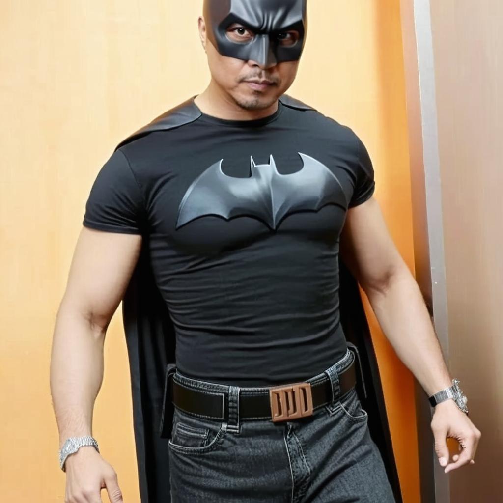Edgy Urban Superhero: Bold Style Meets Comic Book Aesthetics
