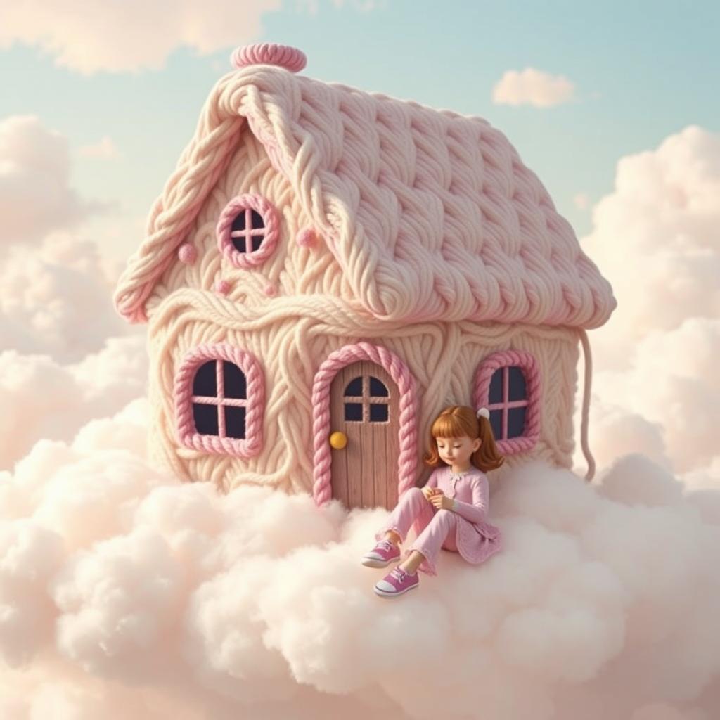 Whimsical Yarn House: A Dreamy Crochet Adventure