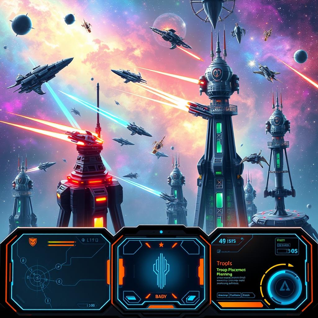 Futuristic Space Tower Defense: A Sci-Fi Gaming Experience