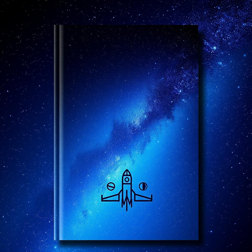 Captivating Book Cover Design: Space-Themed Digital Art