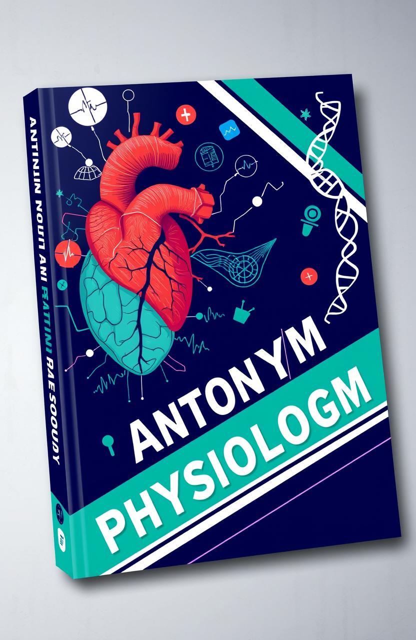Stunning Book Cover Design for 'Antonym and Physiology' | Medical Artwork