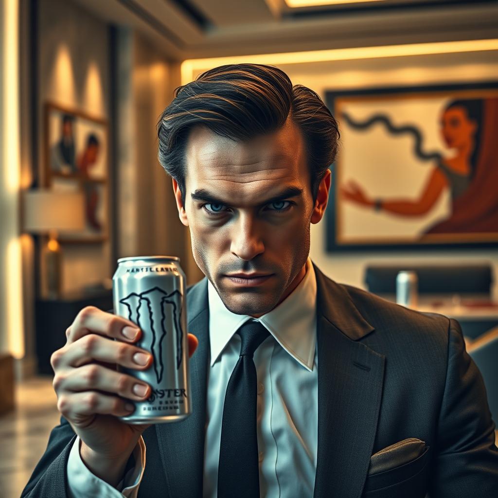 Patrick Bateman Reimagined: A Daring Fusion of Luxury and Intensity