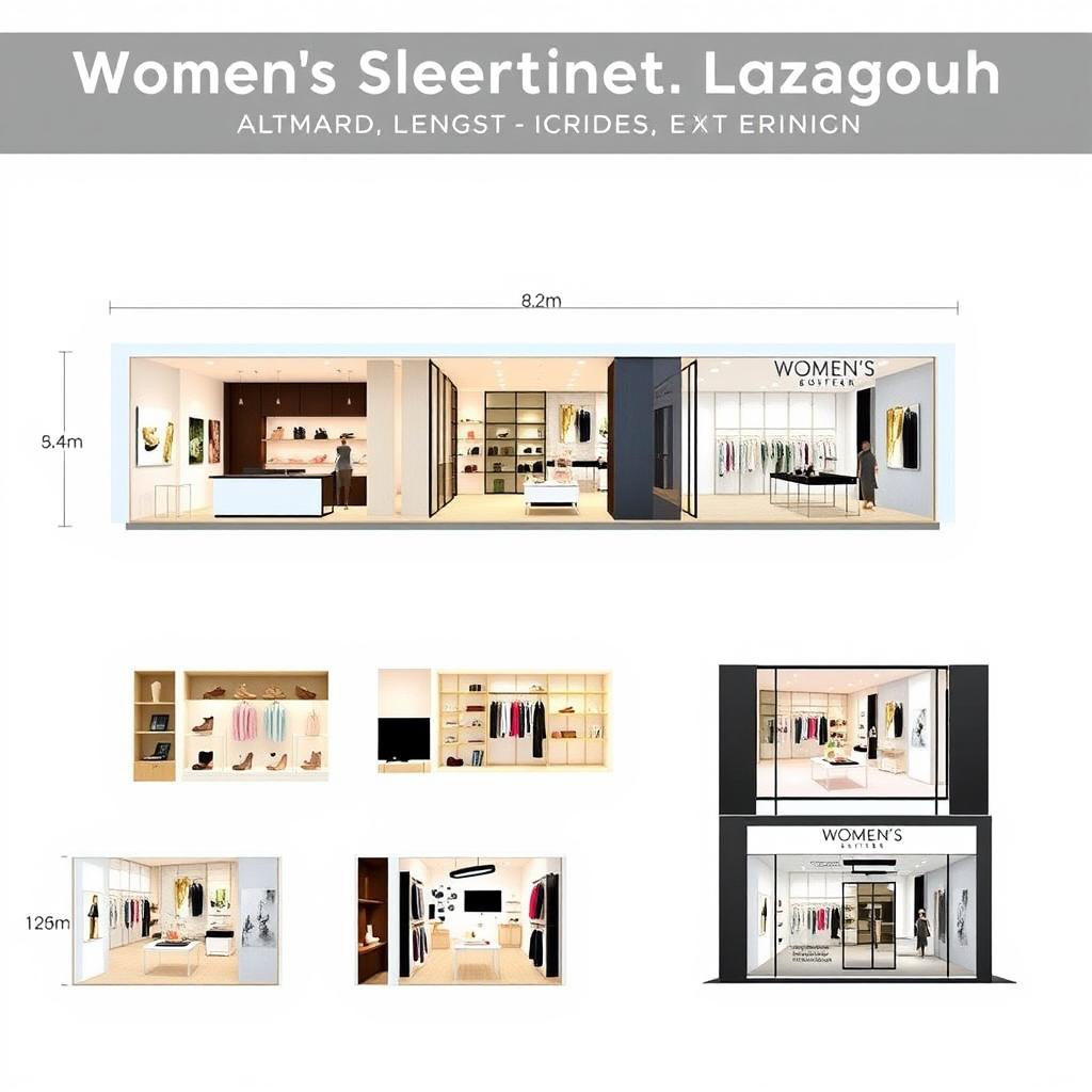 Chic Women's Boutique Design: Modern Interior & Layout Ideas