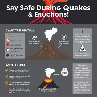 Stay Safe During Quakes & Eruptions! | Earthquake & Volcano Hazards ...