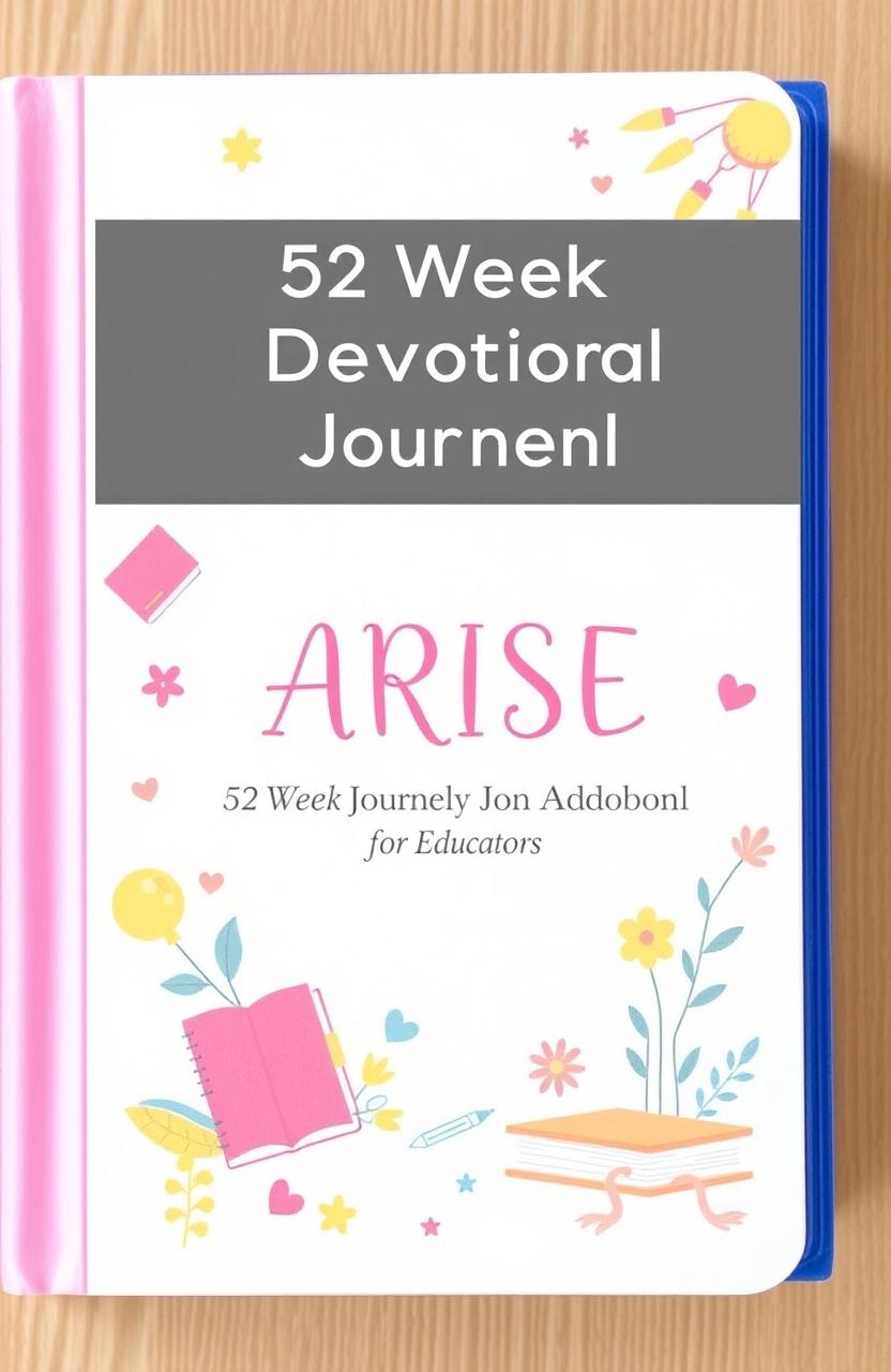 ARISE: 52 Week Devotional Journal for Educators - Inspiring Cover Design