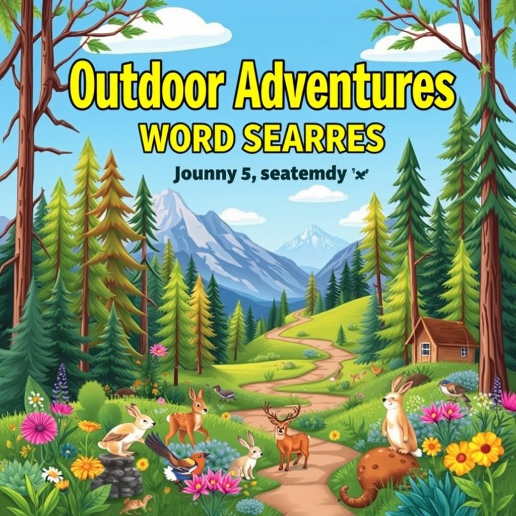 Explore Outdoor Adventures with Engaging Word Search Books