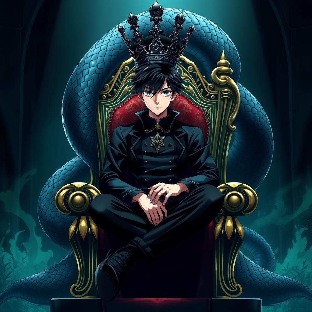 Majestic Throne Scene: Anime Aesthetic