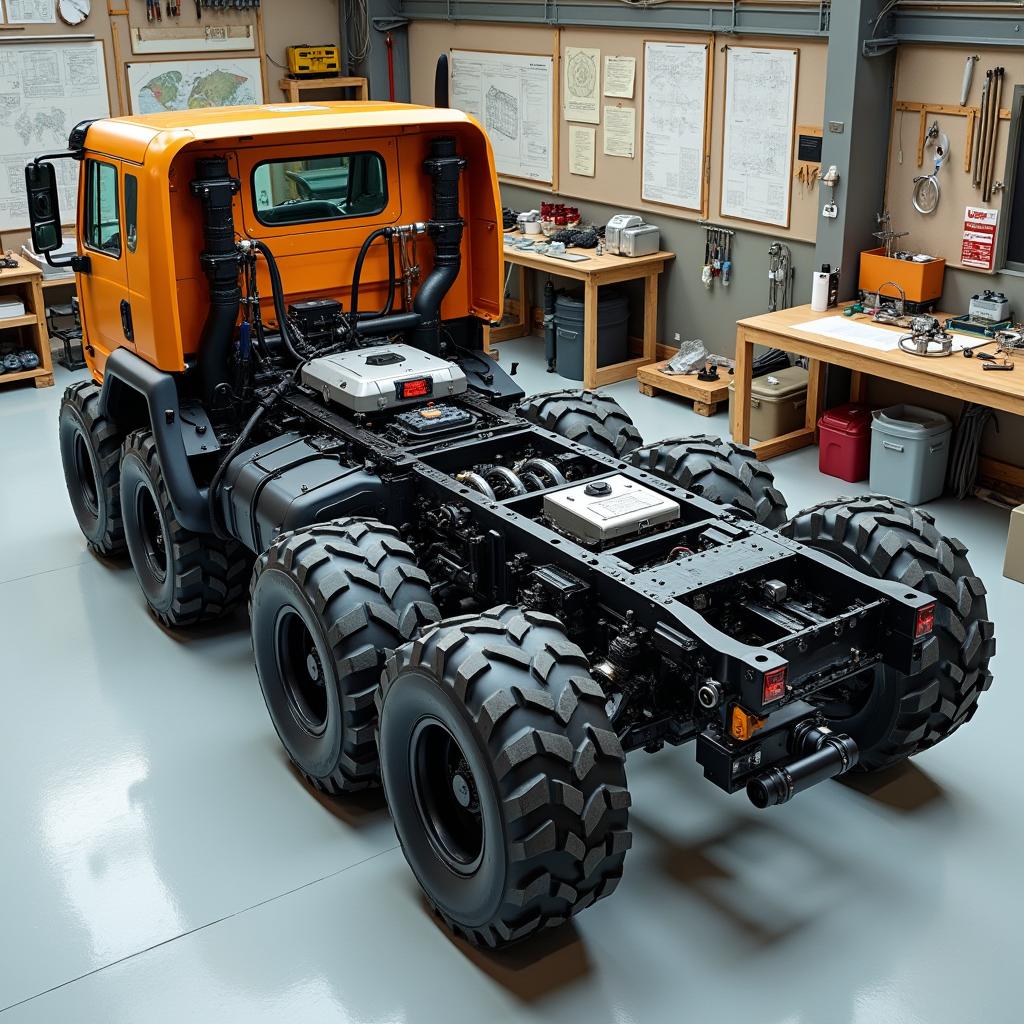 Electrical Dump Truck Chassis: An Intricate Design