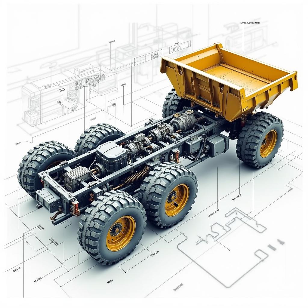 In-Depth Look: Electrical Dump Truck Chassis Design