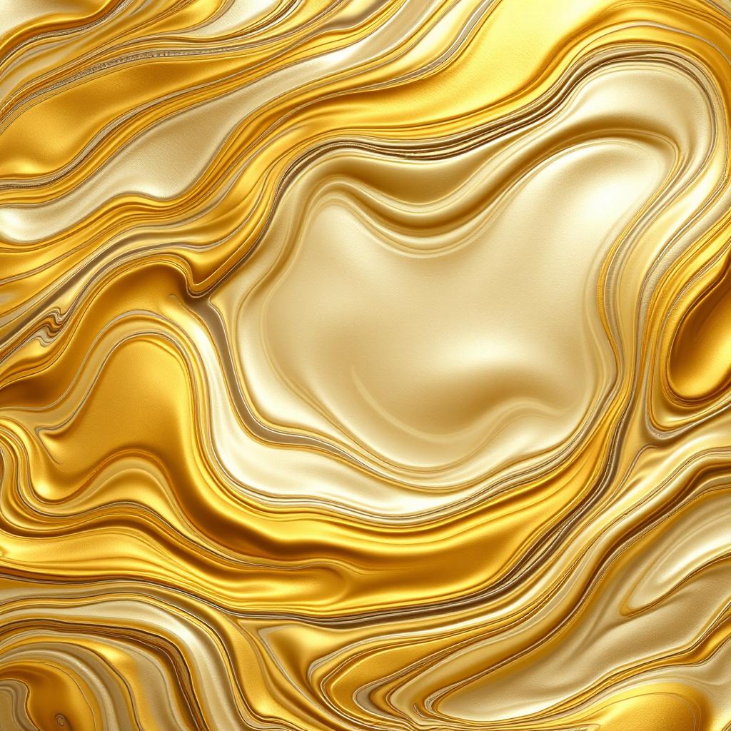 Mesmerizing Metallic Swirls - Fluid Abstract Background