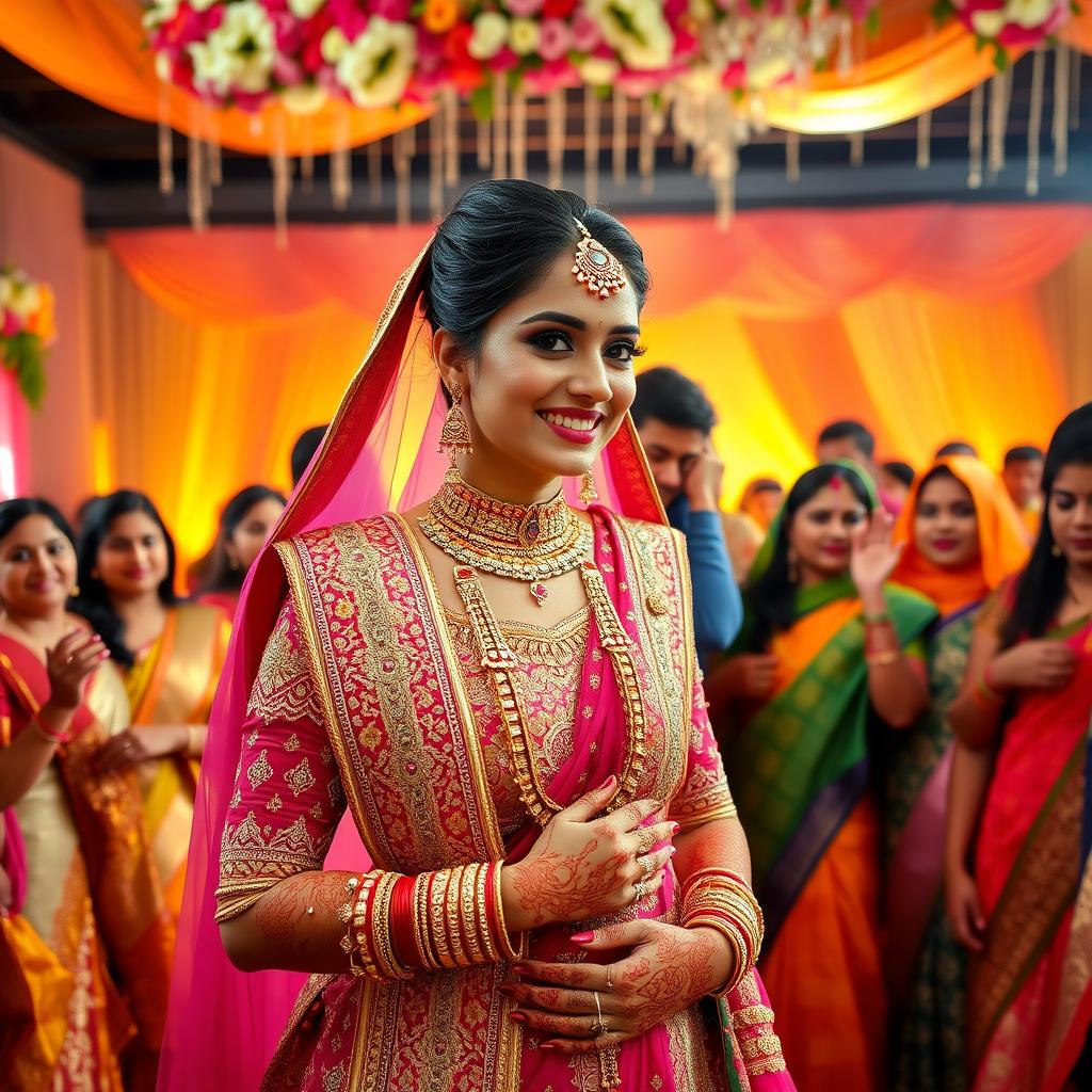 Stunning Indian Bride: A Traditional Wedding Elegance